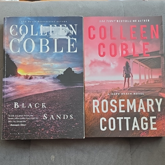Accents | Colleen Coble Book Set Black Sands Rosemary Cottage | Poshmark